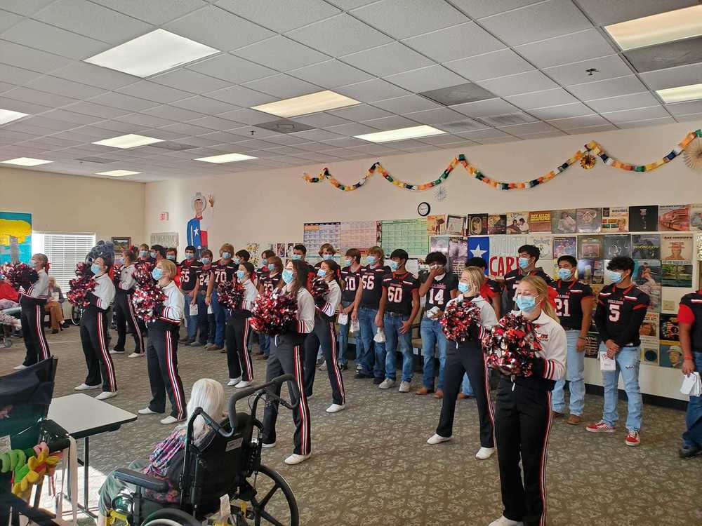 Pep Rally at Focused Care | Hamilton ISD