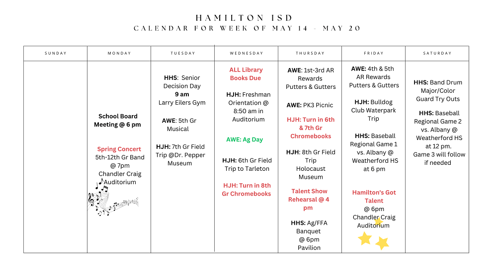 Live Feed | Hamilton ISD